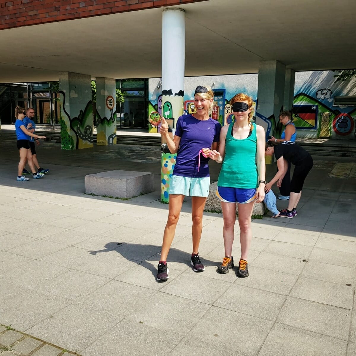 Lauftandem Blind-Running-Guide - Inklusion blinder Läufer